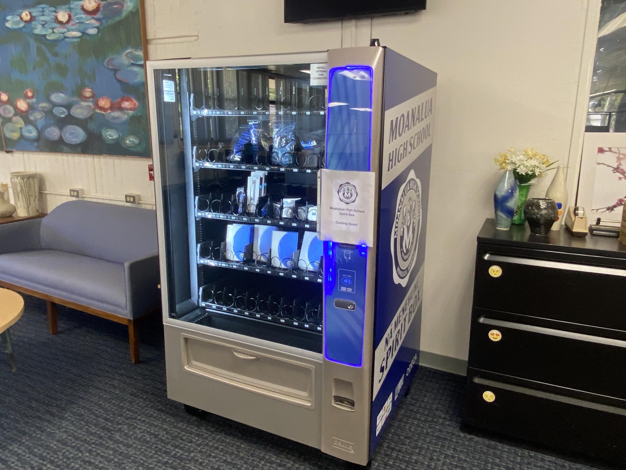 Vending machine ready to sell students the goods – NA HOKU O MOANALUA